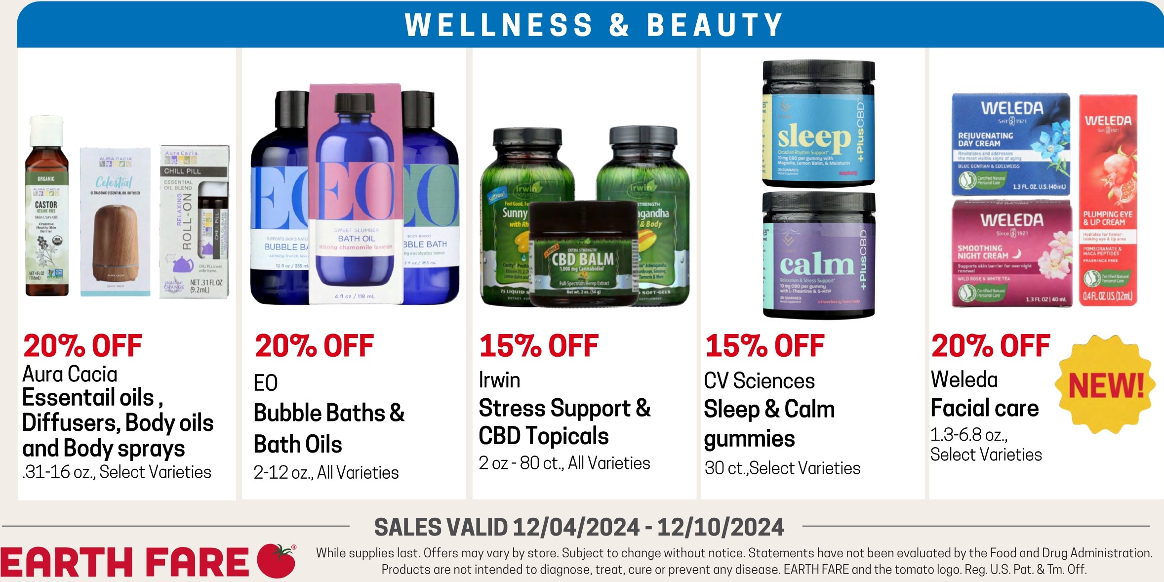 Earth Fare Weekly Ad Dec 04 – Dec 10, 2024