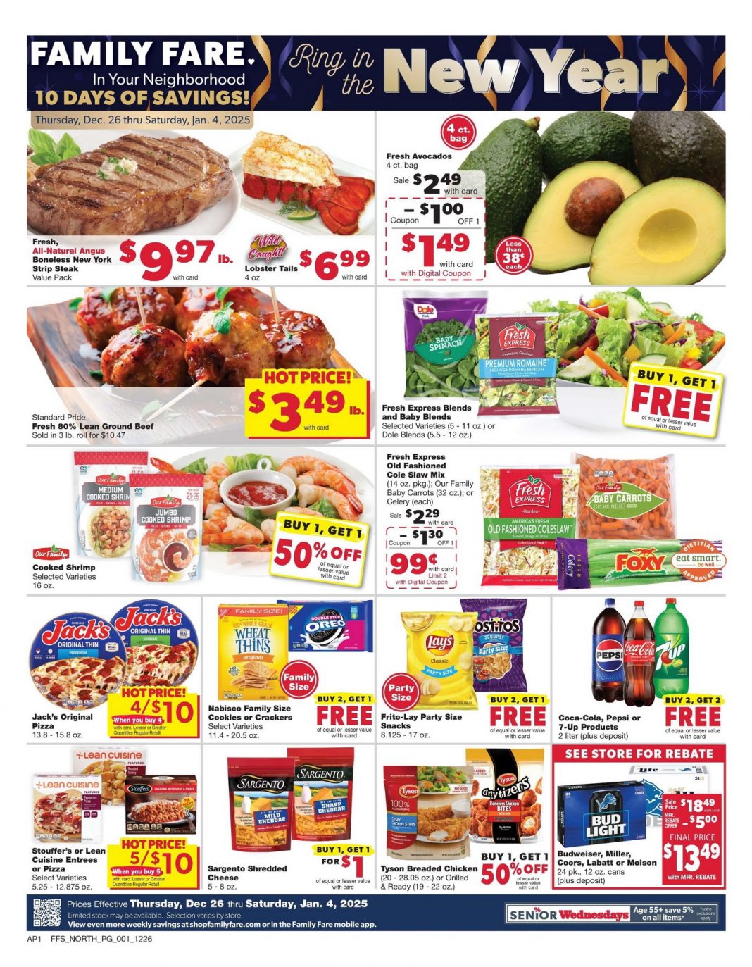 Family Fare Weekly Ad Dec 26 – Jan 04, 2025 (New Year Promotion Included)