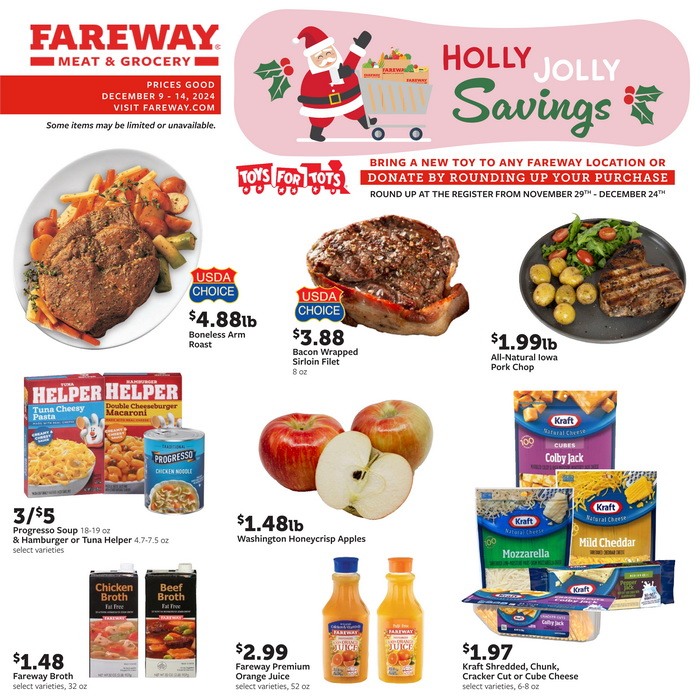Fareway Weekly Ad Dec 09 – Dec 14, 2024