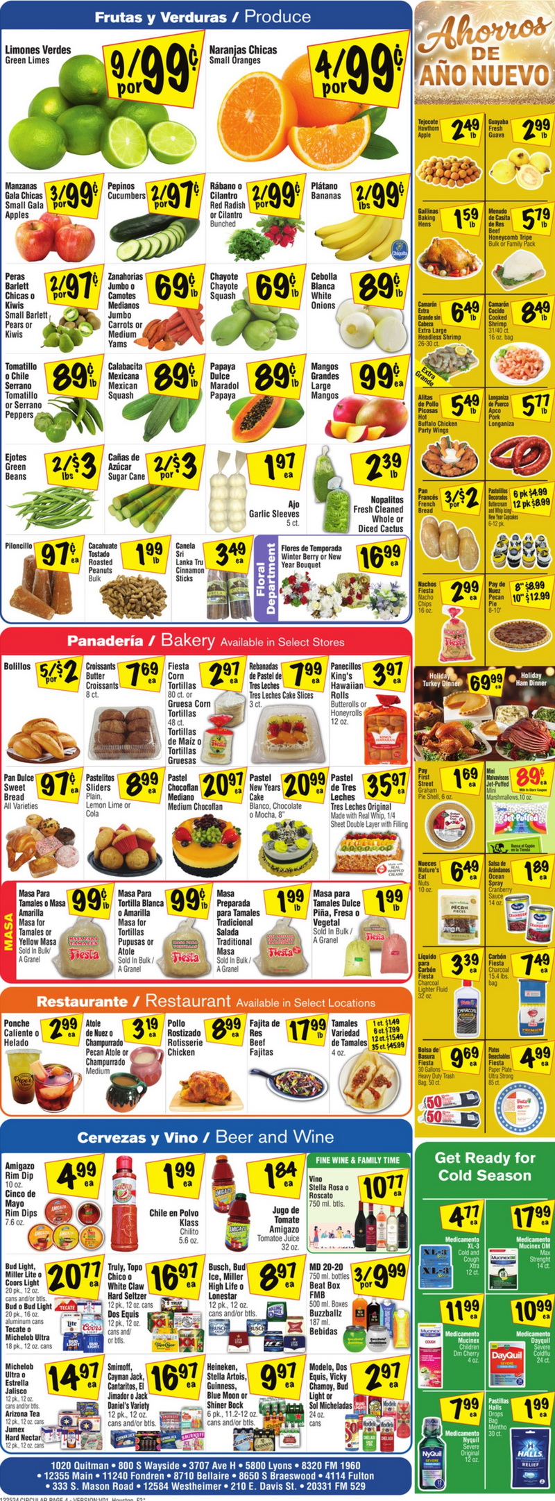 Fiesta Mart Weekly Ad Dec 25 – Dec 31, 2024