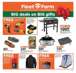 Fleet Farm Weekly Ad Dec 19 – Dec 25, 2024 (Christmas Promotion Included)