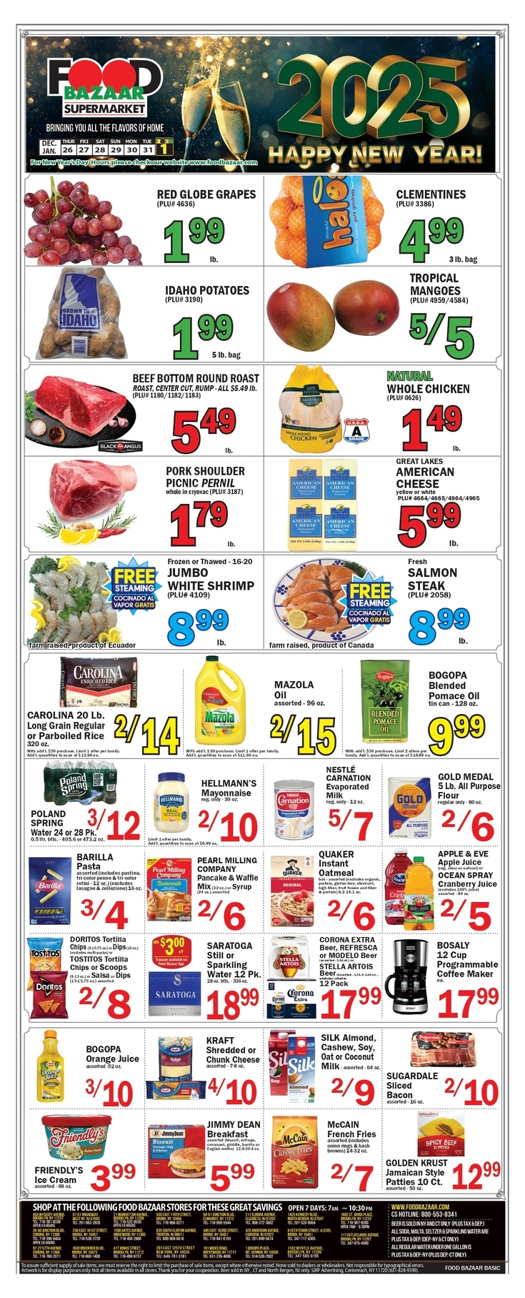 Food Bazaar Weekly Ad Dec 26, 2024 – Jan 01, 2025 (New Year Promotion ...