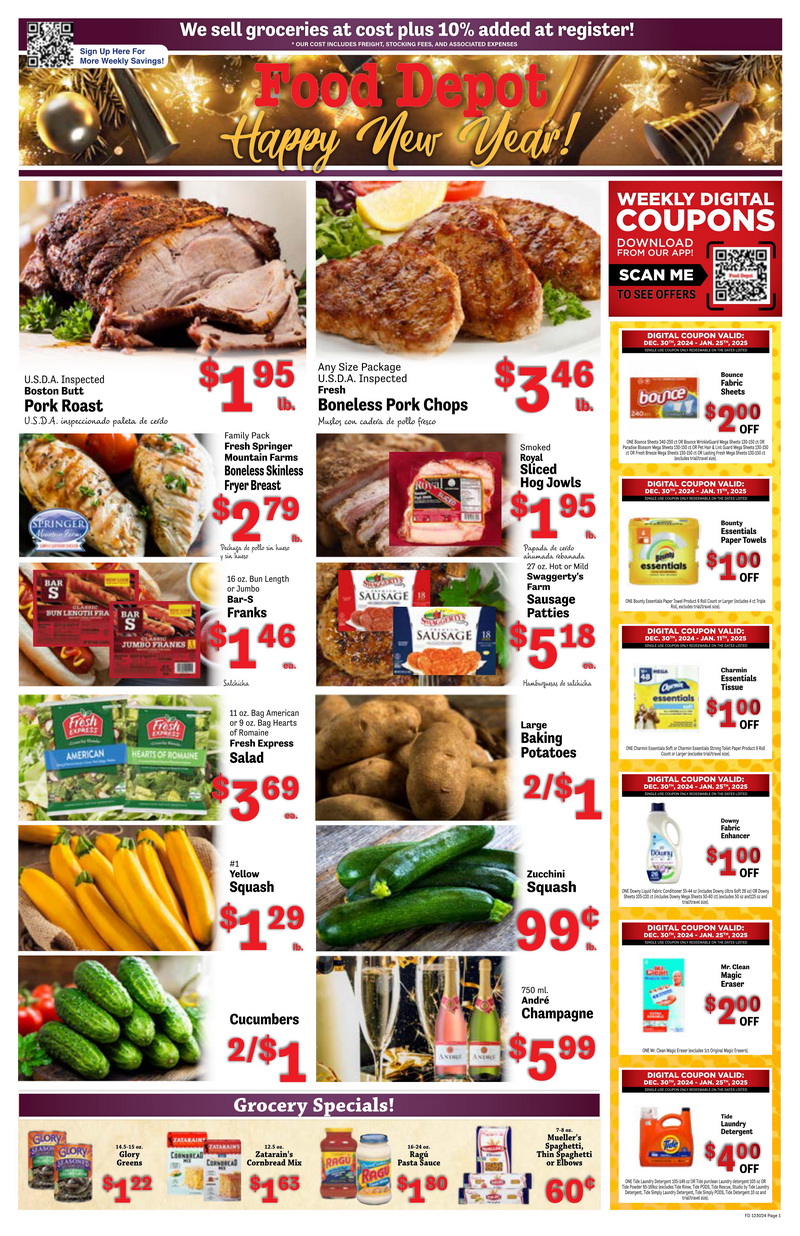 Food Depot Weekly Ad Dec 30 – Jan 05, 2025 (New Year Promotion Included)
