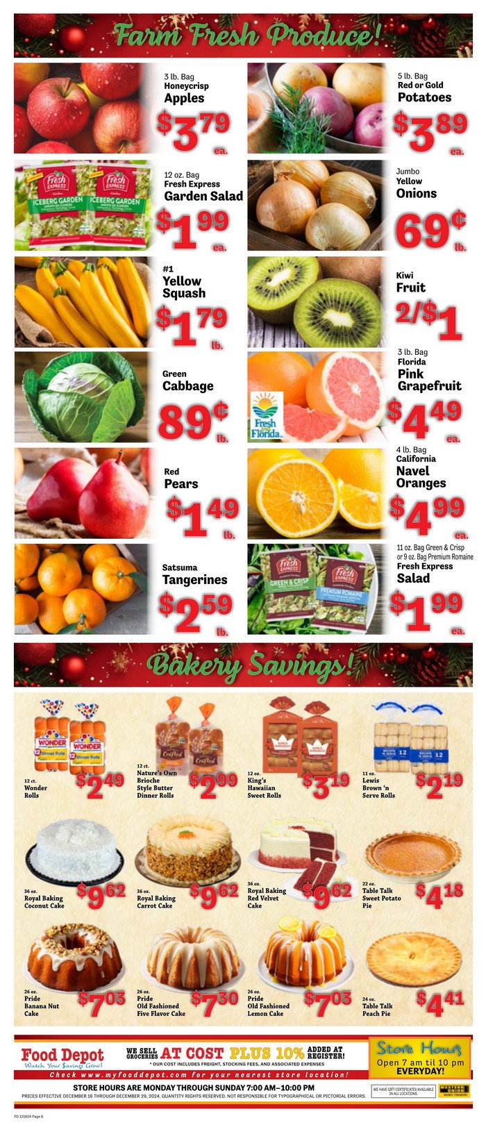 Food Depot Weekly Ad Dec 16 – Dec 29, 2024 (Christmas Promotion Included)