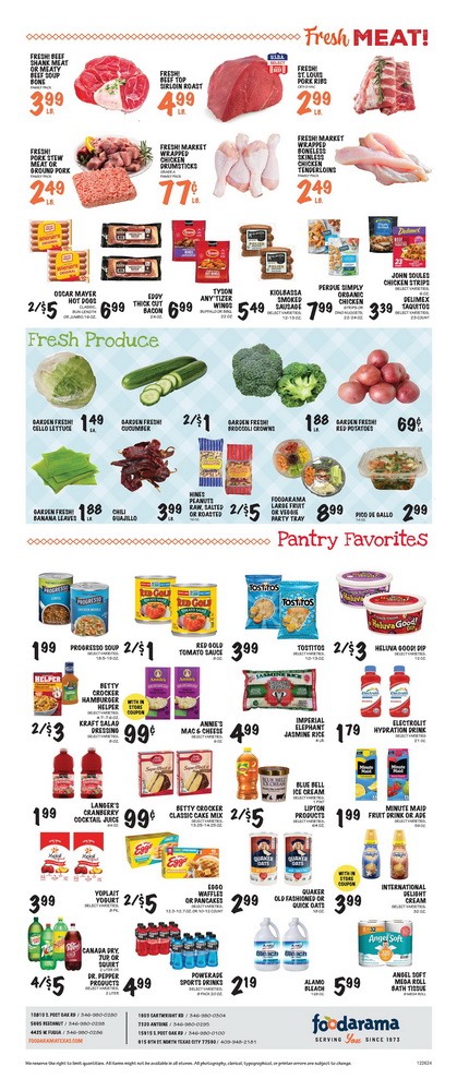 Foodarama Weekly Ad Dec 26 – Dec 31, 2024 (New Year Promotion Included)