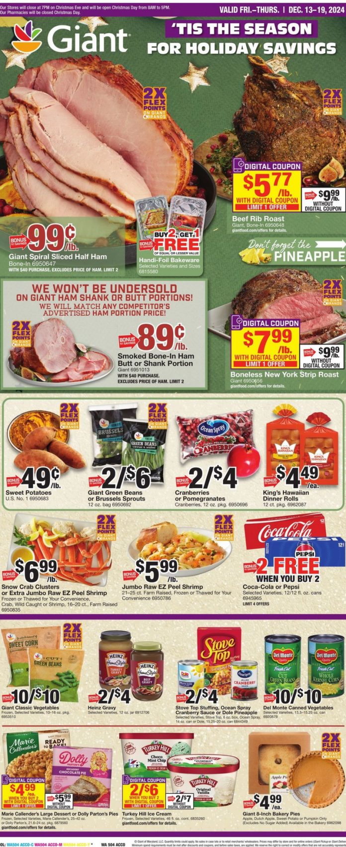 Giant Food Weekly Ad Dec 13 – Dec 19, 2024