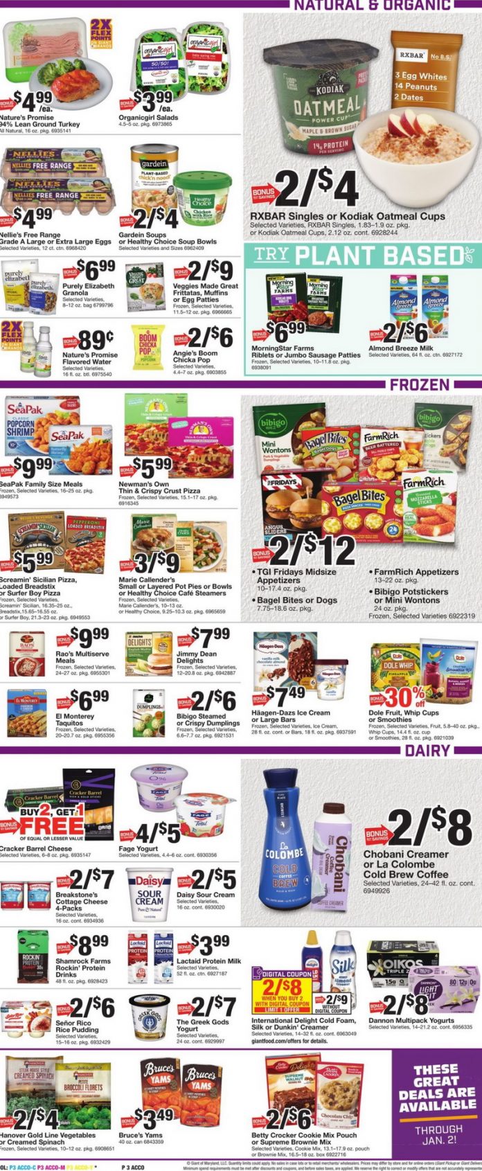 Giant Food Weekly Ad Dec 27 – Jan 02, 2025 (New Year Promotion Included)