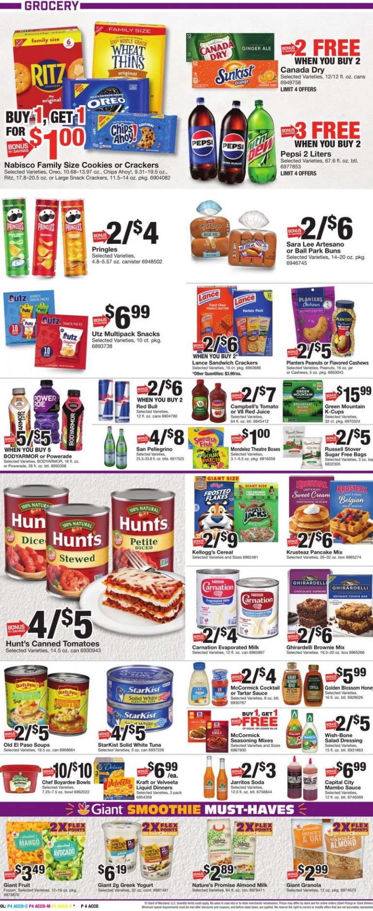 Giant Food Weekly Ad Dec 27 – Jan 02, 2025 (New Year Promotion Included)