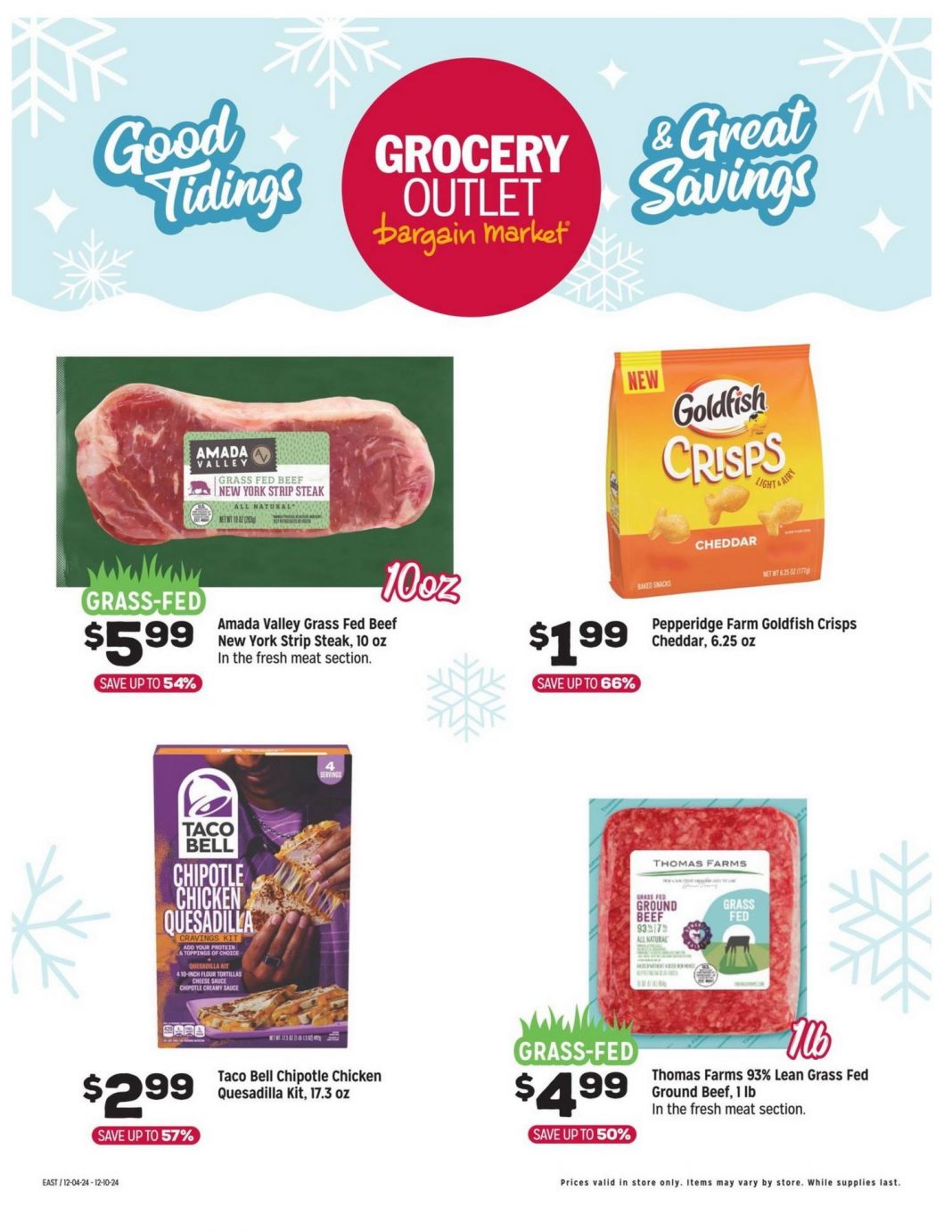 Grocery Outlet Weekly Ad Dec 04 – Dec 10, 2024