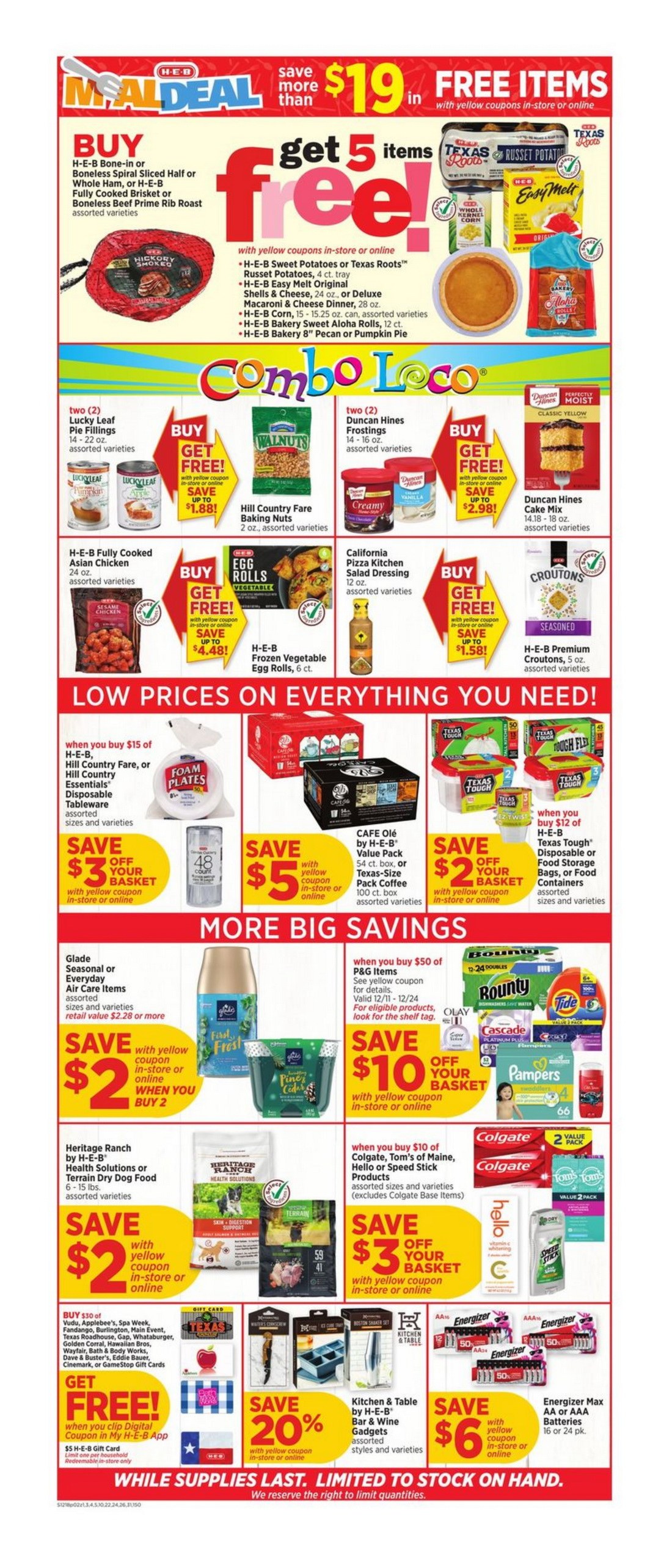 HEB Weekly Ad Dec 18 – Dec 24, 2024 (Christmas Promotion Included)