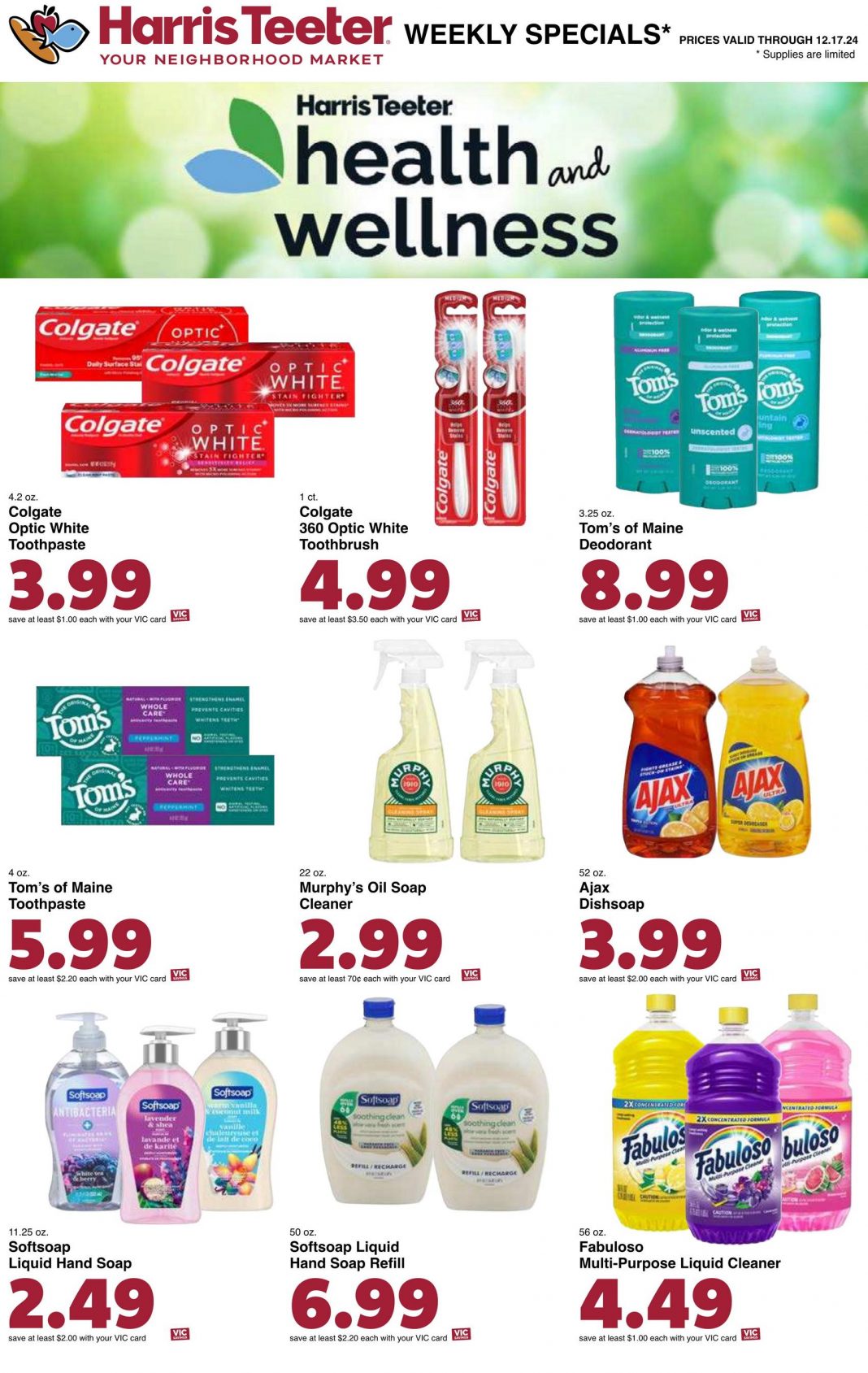 Harris Teeter Weekly Ad Dec 11 – Dec 17, 2024