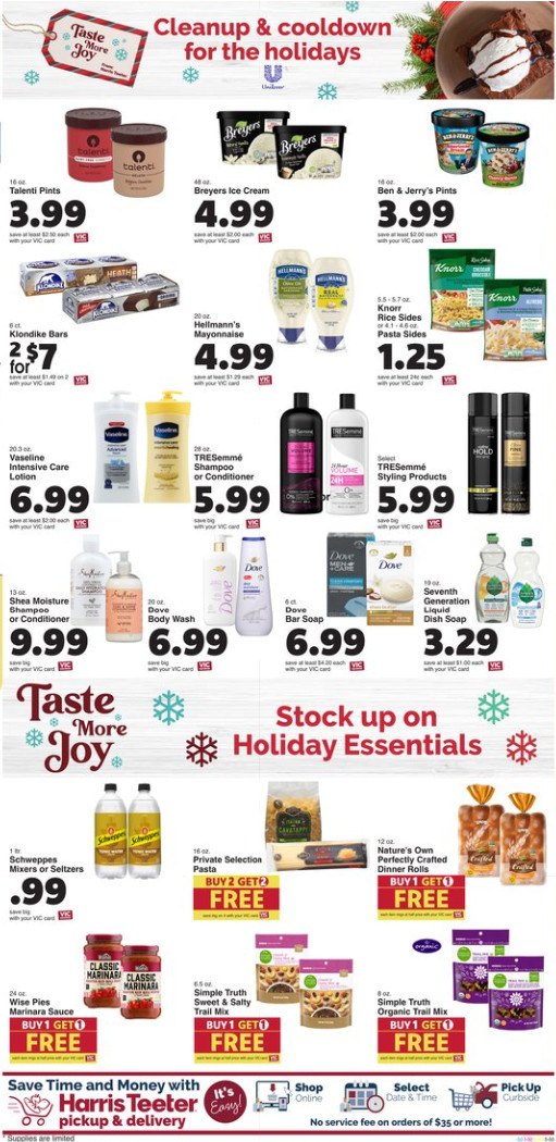 Harris Teeter Weekly Ad Dec 25 – Dec 31, 2024 (New Year Promotion Included)