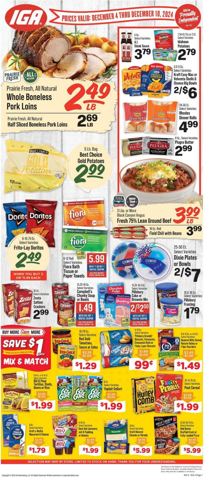 IGA Weekly Ad Dec 04 – Dec 10, 2024