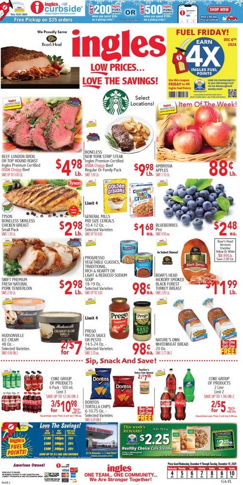 Ingles Weekly Ad Dec 04 – Dec 10, 2024