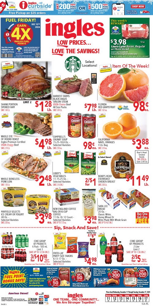 Ingles Weekly Ad Dec 11 – Dec 18, 2024