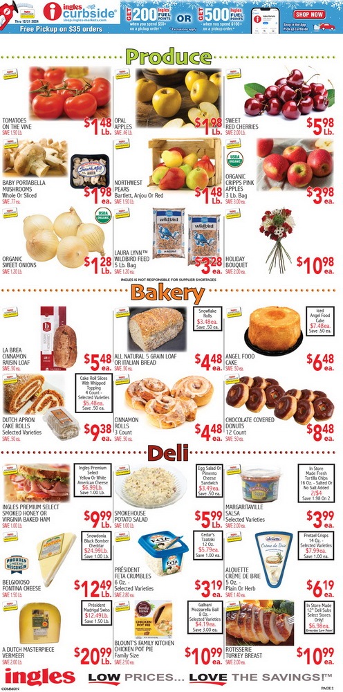 Ingles Weekly Ad Dec 11 – Dec 18, 2024