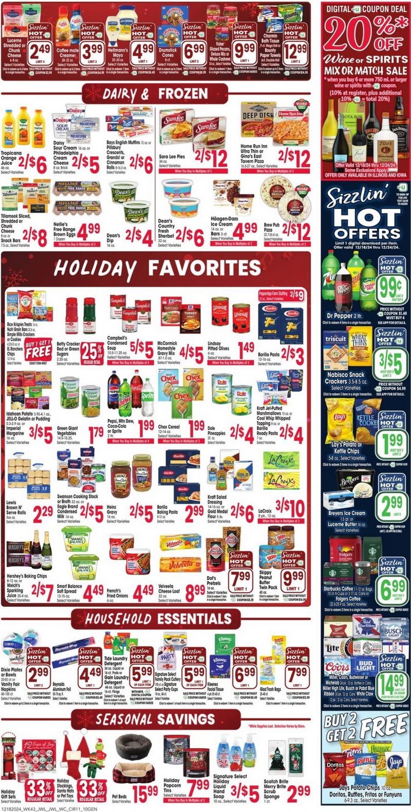 Jewel Osco Weekly Ad Dec 18 – Dec 24, 2024