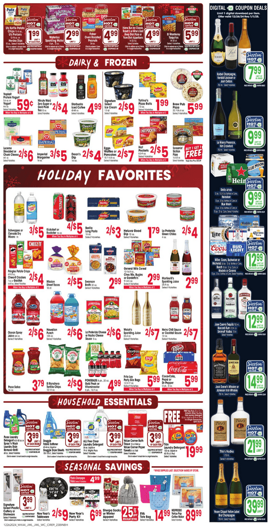 Jewel Osco Weekly Ad Dec 26 – Jan 01, 2025 (New Year Promotion Included)