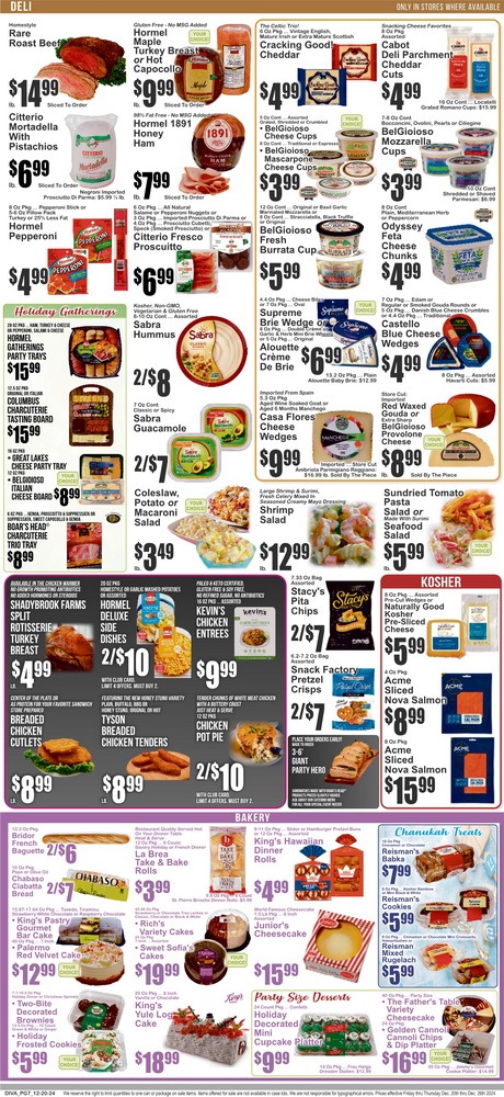Key Food Weekly Ad Dec 20 – Dec 26, 2024