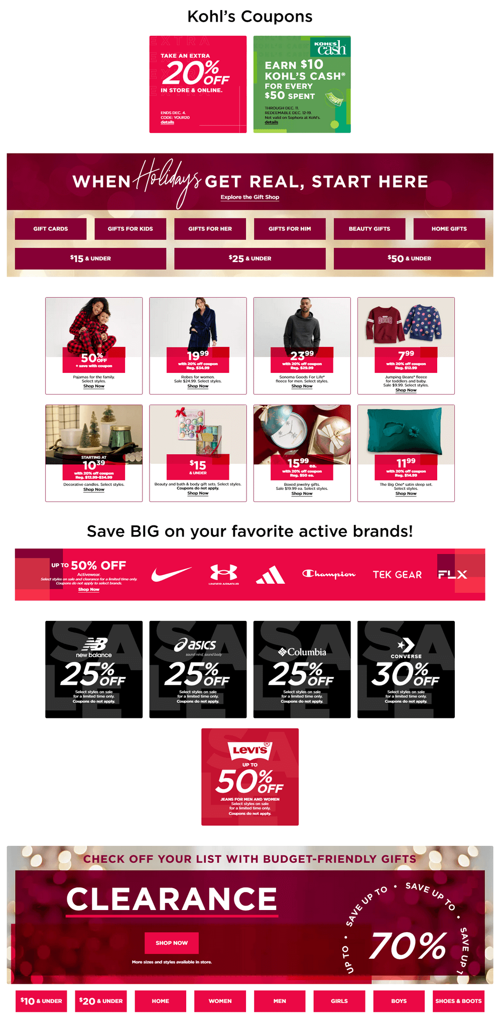 Kohl's Coupon Ad Until Dec 04, 2024