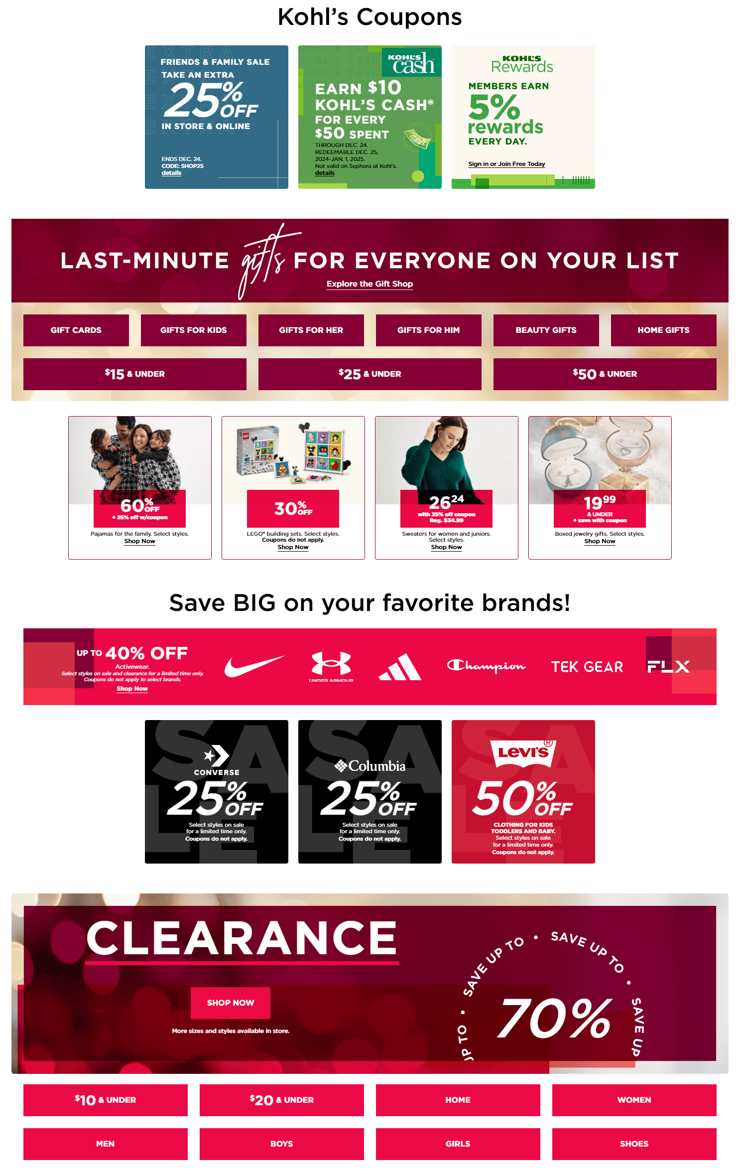 Kohl's Coupon Ad Until Dec 24, 2024