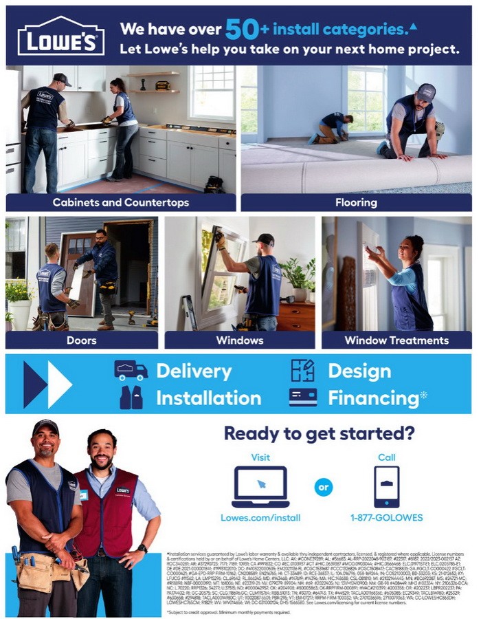 Lowe's In Store Promotion Ad Dec 12 – Dec 18, 2024