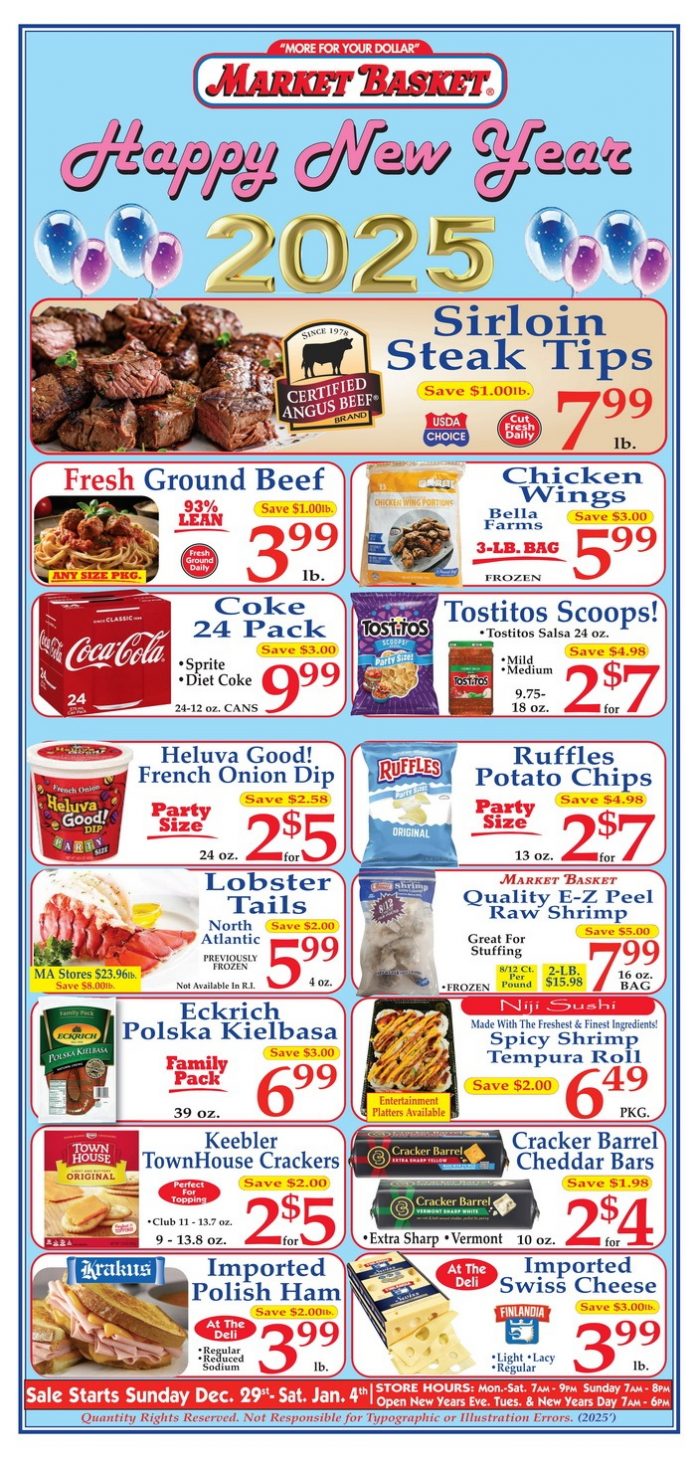 Market Basket Weekly Ad Dec 29, 2024 – Jan 04, 2025 (New Year Promotion ...