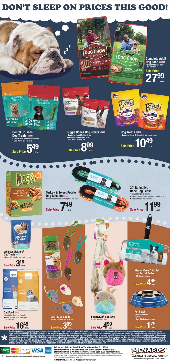 Menards Home Essentials Ad Dec 19 – Dec 31, 2024