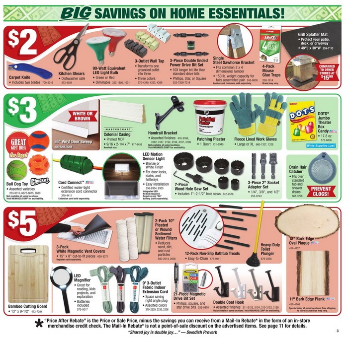 Menards Christmas Sale Dec 05 – Dec 15, 2024