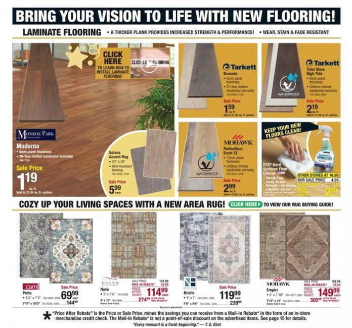 Menards New Year Sale Dec 19 – Dec 31, 2024