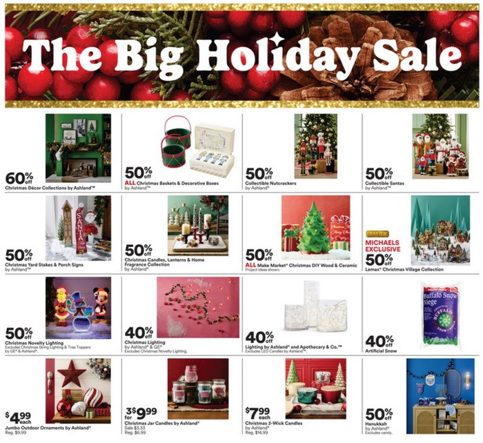 Michaels Weekly Ad Dec 08 – Dec 14, 2024 (Christmas Promotion Included)