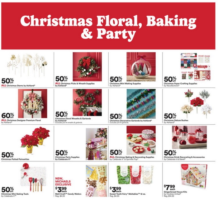 Michaels Weekly Ad Dec 08 – Dec 14, 2024 (Christmas Promotion Included)