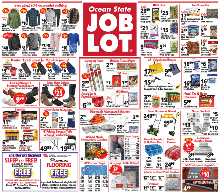 Ocean State Job Lot Weekly Ad Dec 19 – Dec 25, 2024