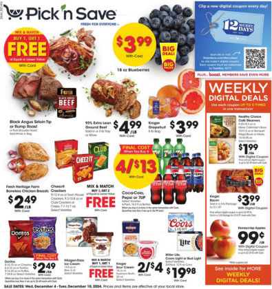 Pick 'n Save Weekly Ad Dec 04 – Dec 10, 2024