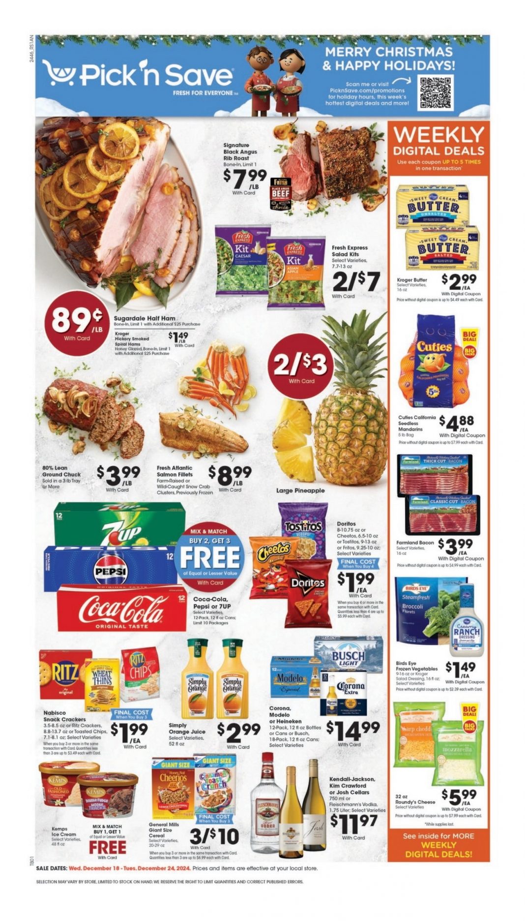 Pick 'n Save Weekly Ad Dec 18 – Dec 24, 2024 (Christmas Promotion Included)
