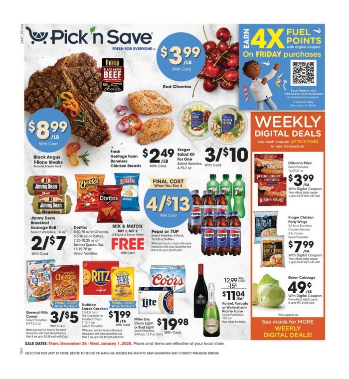 Pick 'n Save Weekly Ad Dec 26, 2024 – Jan 01, 2025