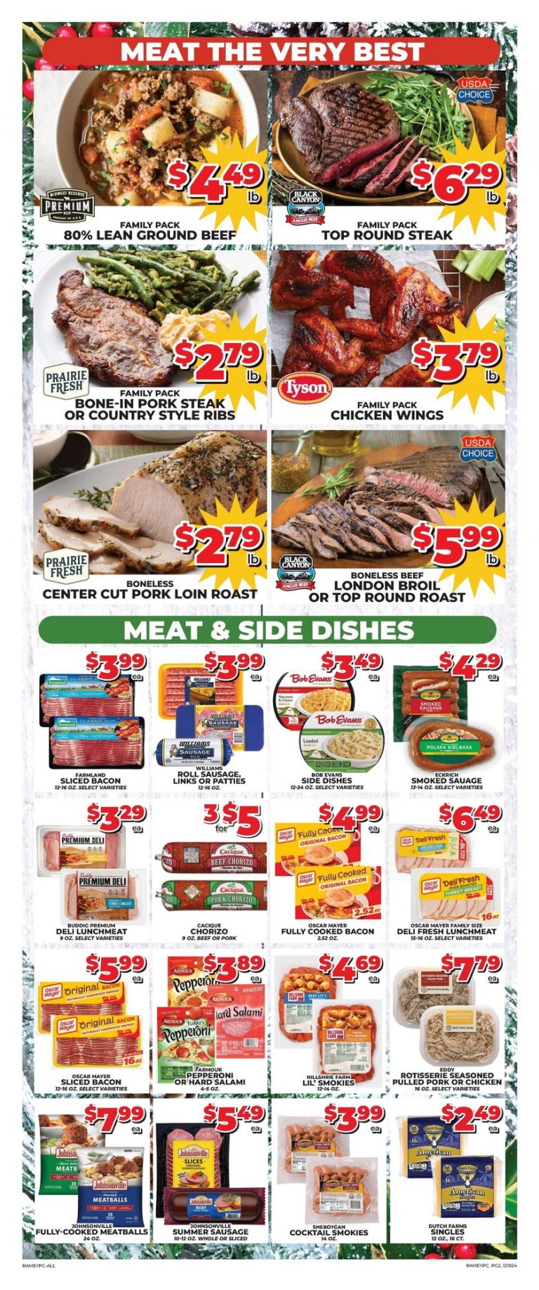 Price Cutter Weekly Ad Dec 18 – Dec 24, 2024 (Christmas Promotion Included)