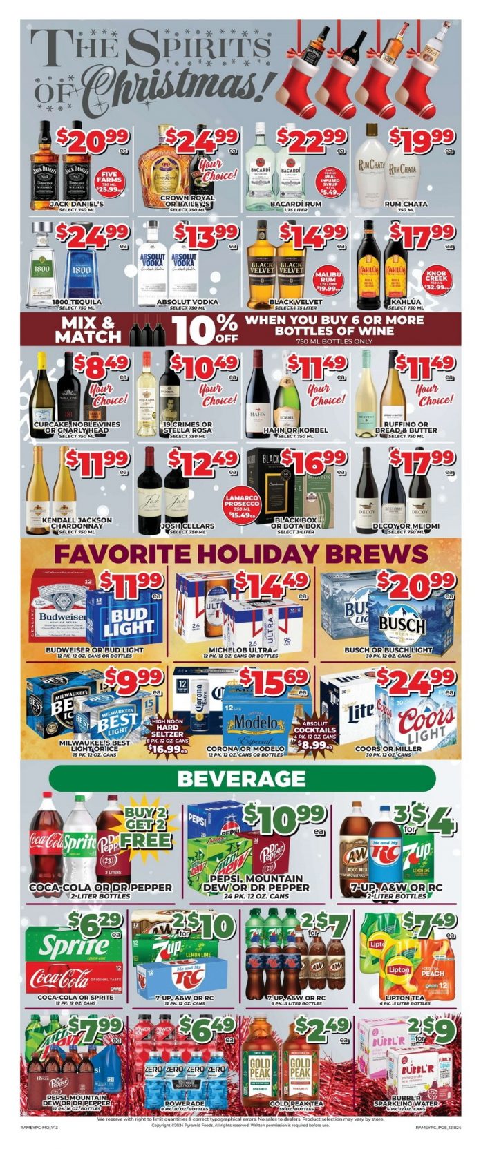 Price Cutter Weekly Ad Dec 18 – Dec 24, 2024 (Christmas Promotion Included)