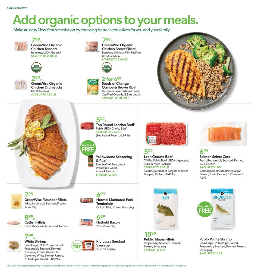 Publix Weekly Ad Jan 01 – Jan 07, 2025