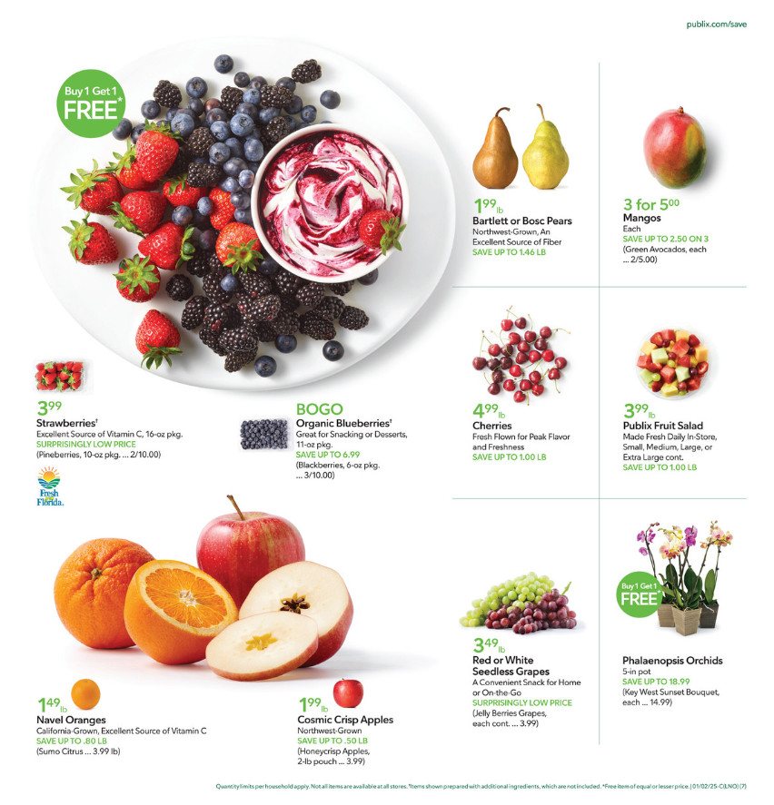 Publix Weekly Ad Jan 01 – Jan 07, 2025