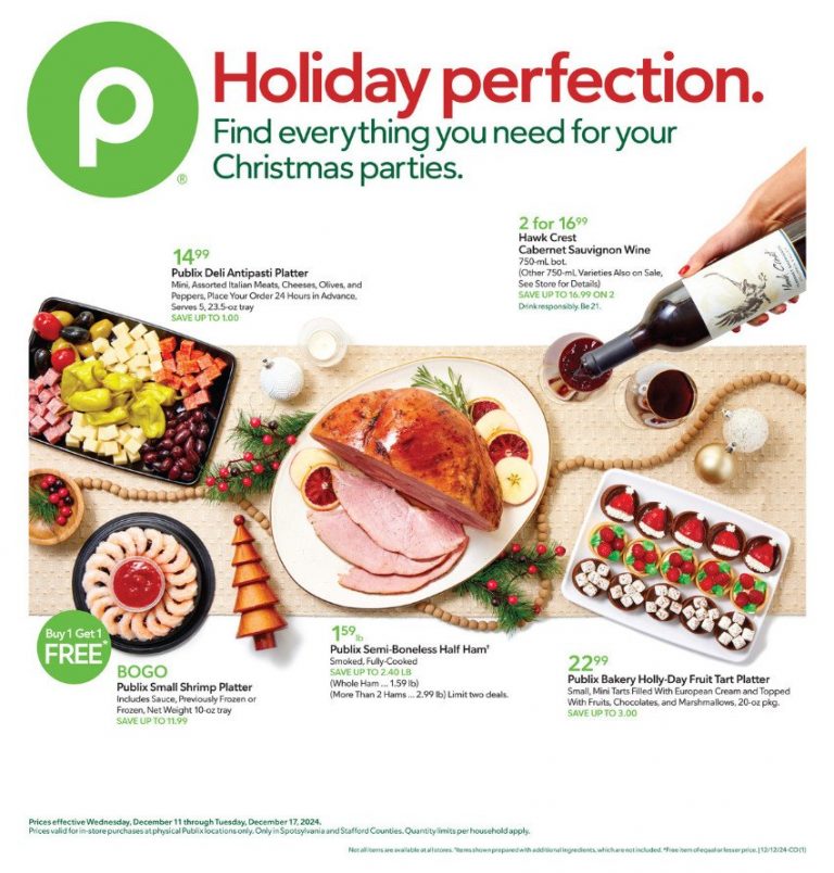Publix Weekly Ad Dec 11 – Dec 17, 2024 (Christmas Promotion Included)