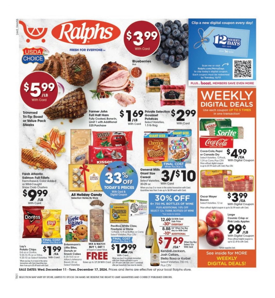 Ralphs Weekly Ad Dec 11 – Dec 17, 2024