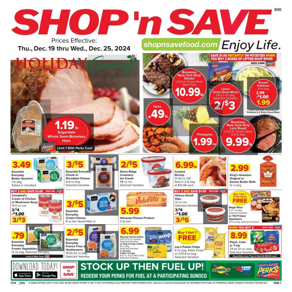 SHOP 'n SAVE Weekly Ad Dec 19 – Dec 25, 2024