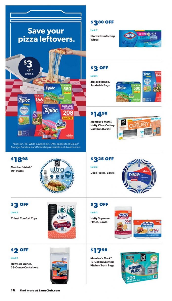 Sam's Club Instant Savings Ad Jan 03 – Jan 26, 2025