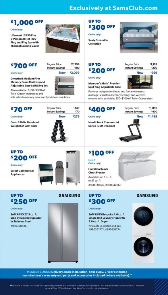 Sam's Club Instant Savings Ad Jan 03 – Jan 26, 2025