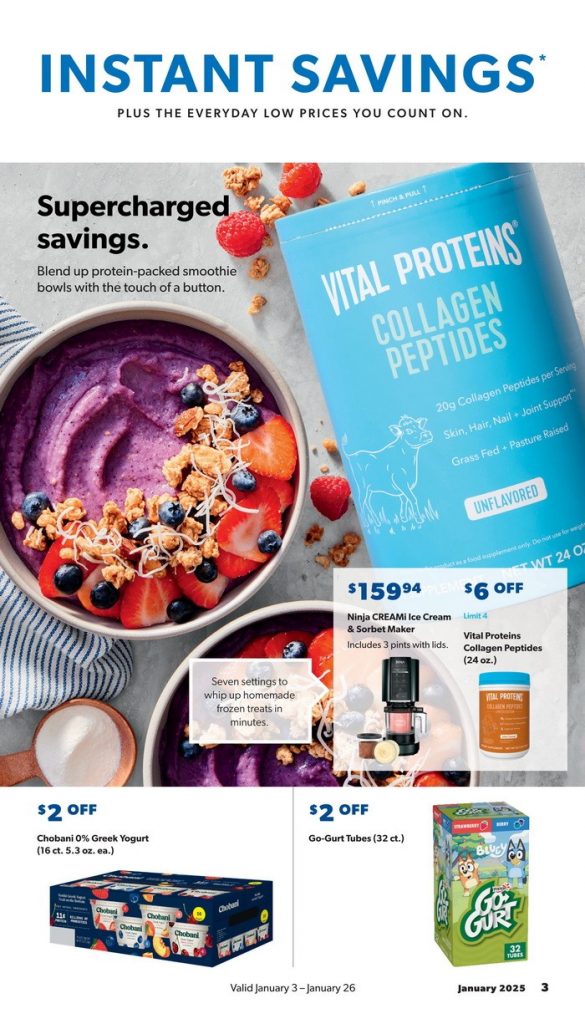 Sam's Club Instant Savings Ad Jan 03 – Jan 26, 2025