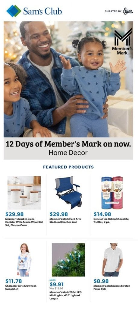 Sam's Club Weekly Ad Dec 12 – Dec 18, 2024 (Christmas Promotion Included)