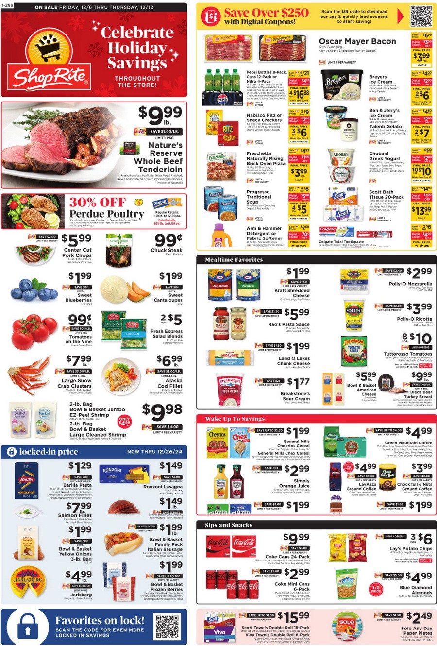 ShopRite Weekly Ad Dec 06 – Dec 12, 2024