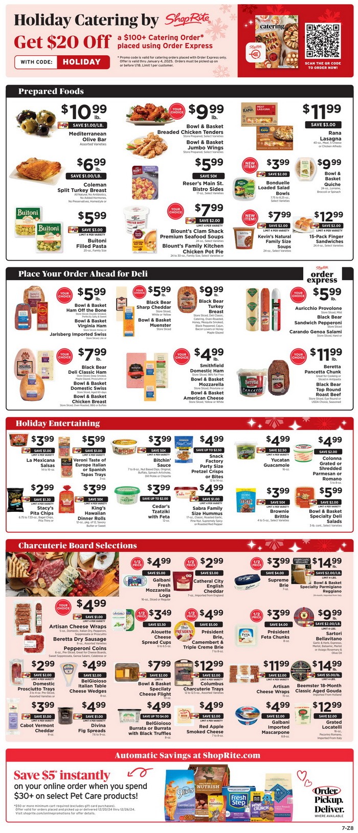 ShopRite Weekly Ad Dec 20 – Dec 26, 2024 (Christmas Promotion Included)