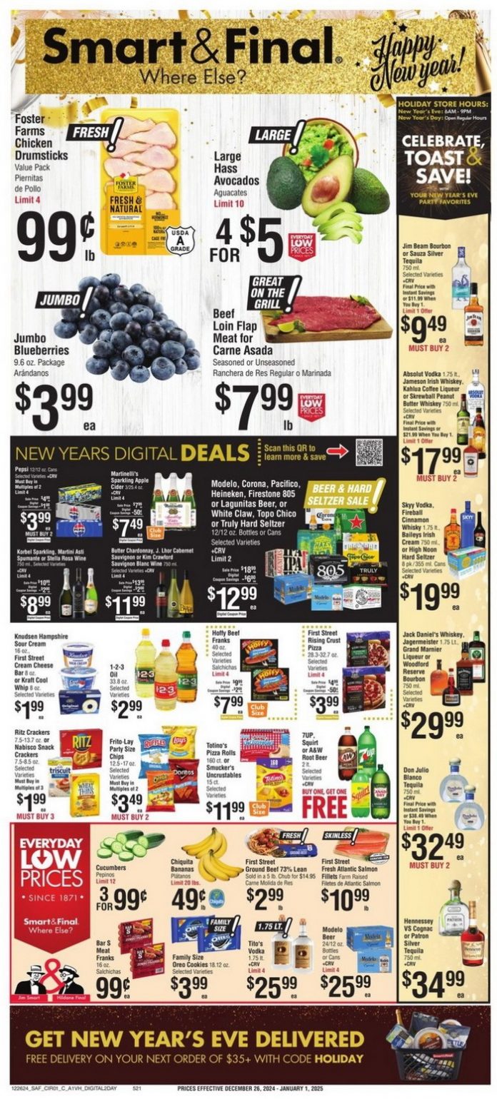 Smart & Final Weekly Ad Dec 26, 2024 – Jan 01, 2025 (New Year Promotion ...